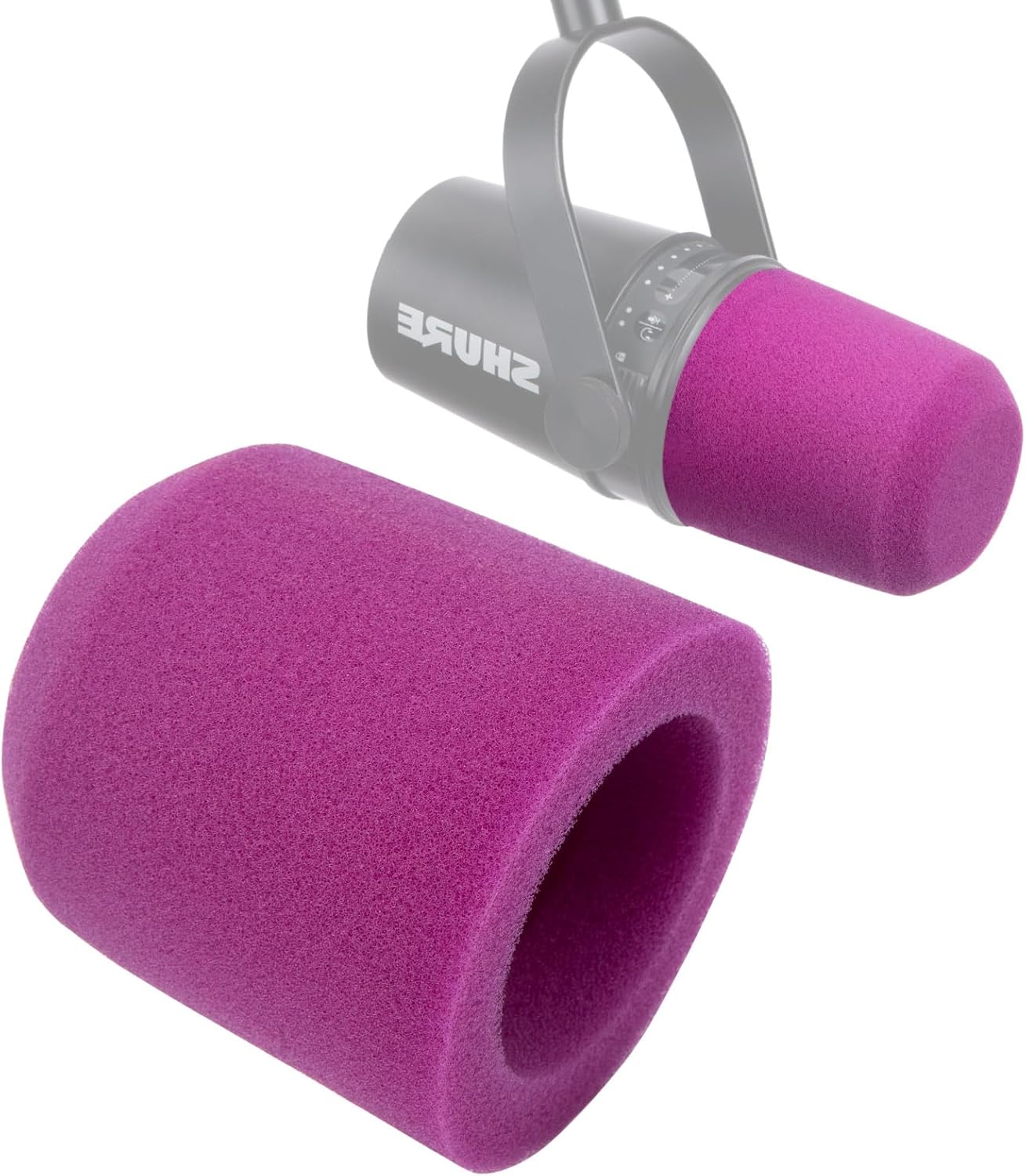 Amazon.com: MV7 Pop Filter for Shure Mic - Microphone Cover Compatible ...