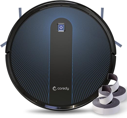 Amazon.com - Coredy R750 Robot Vacuum Cleaner, Fully Upgraded, Boundary ...