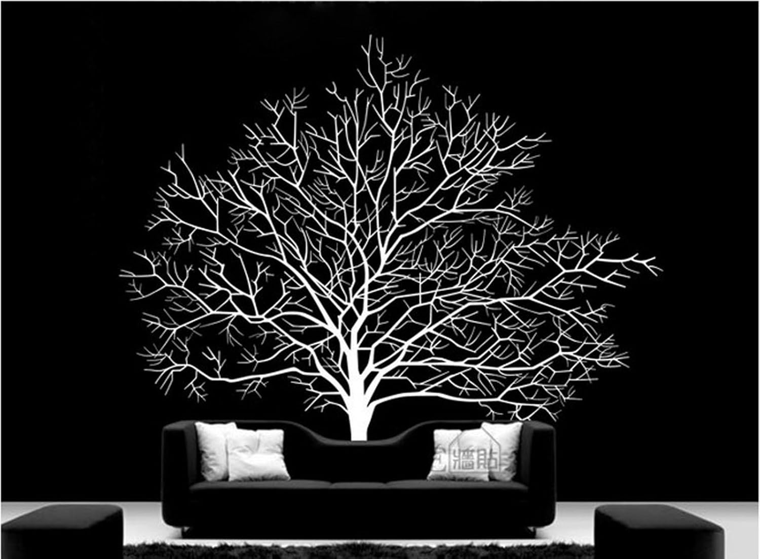 Amazon.com: Large Tree Branches Trunk Wall Decal Sticker Living Room ...