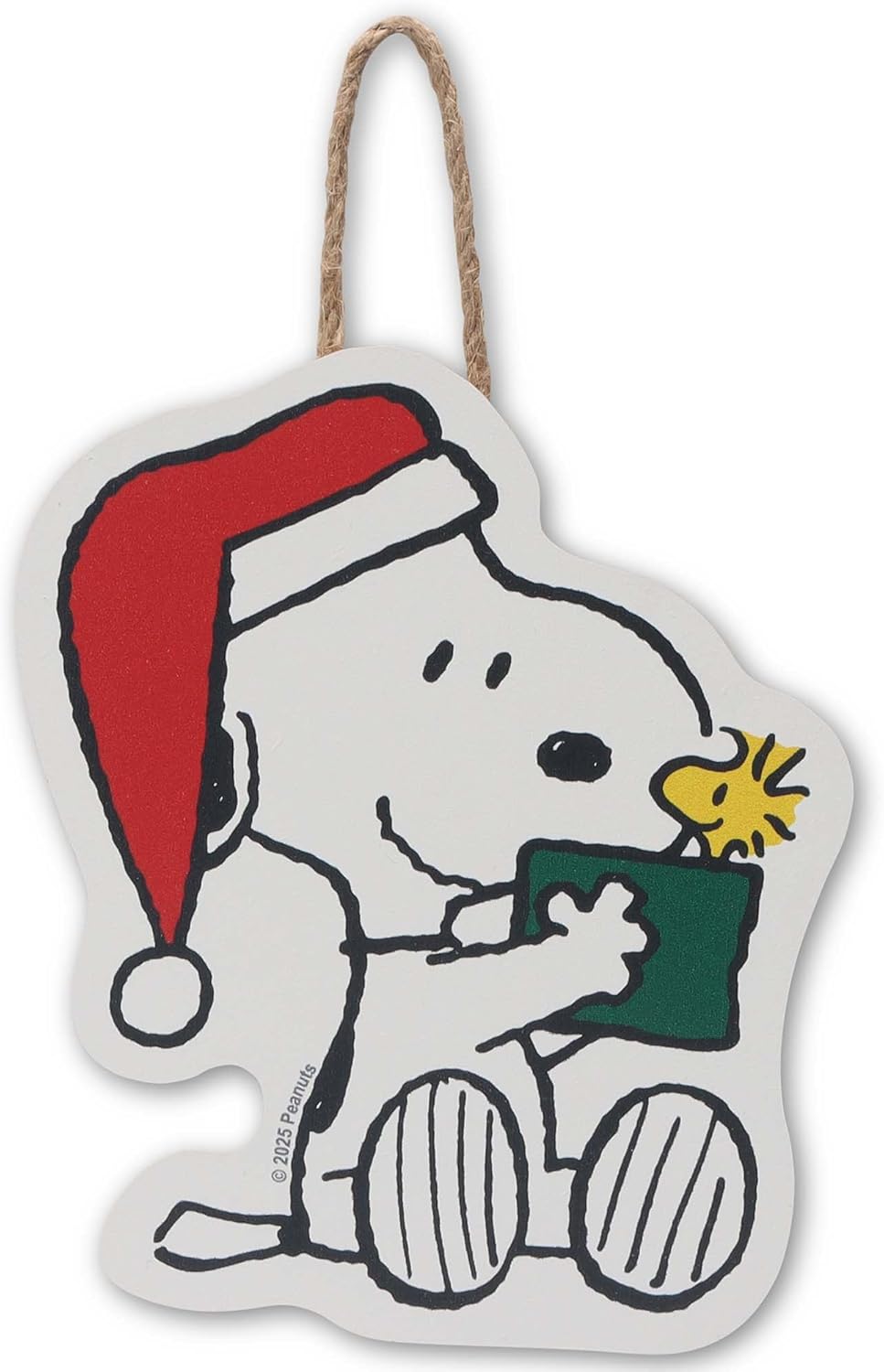 Amazon.com: Peanuts Snoopy Holiday Hanging Wood Wall Decor - Cute ...