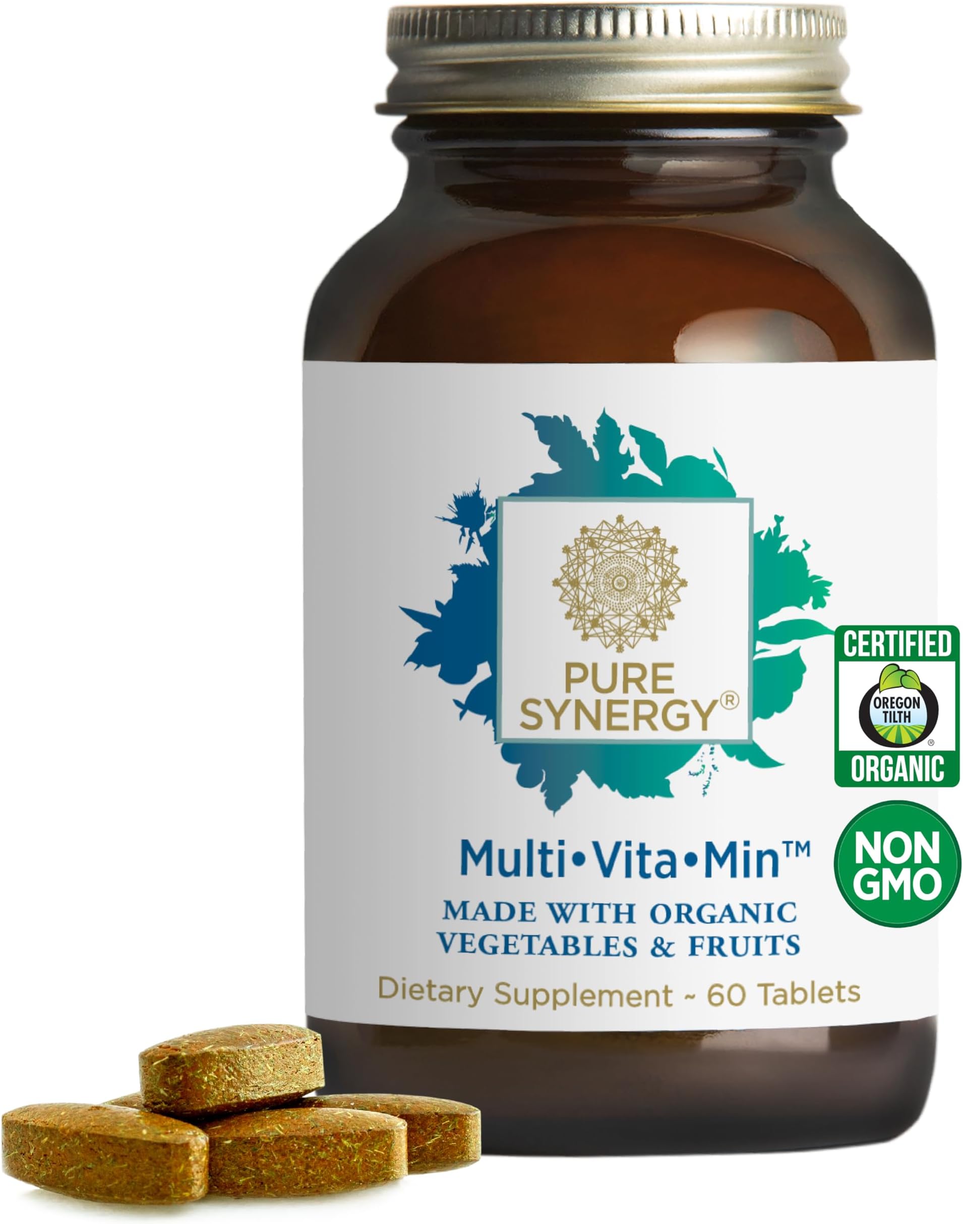 Amazon.com: PURE SYNERGY Multi·Vita·Min | Vegan Multivitamin Made with ...