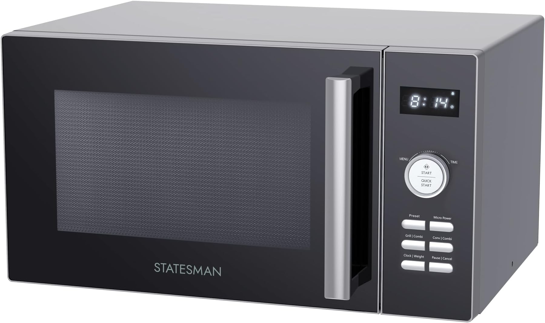 SHARP, R956SLM, 1000 W, 42 litres, Combination Microwave, Black Glass ...