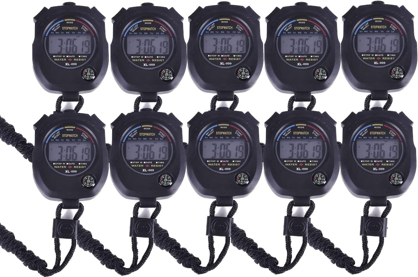 Amazon.com: Franc Moody Stopwatch 10pcs Multifunctional Time Timers ...