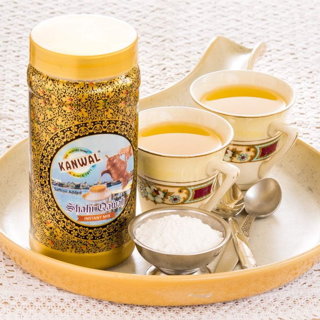 Kanwal (Kashmir) Shahi Qawah Tea, Khawah Tea, Traditional Kashmiri ...