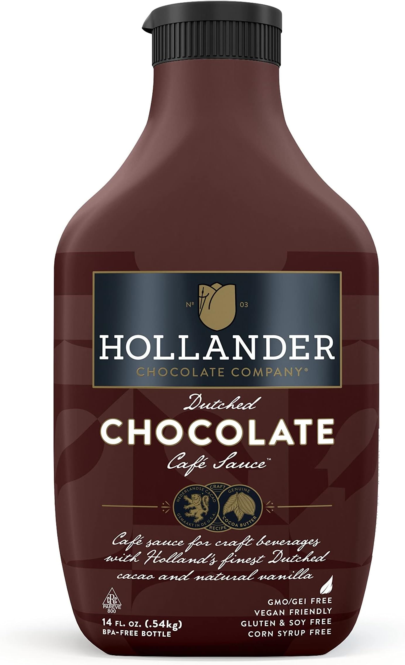 Amazon.com : Hollander Dutched Chocolate Café Sauce™ | 15 fl. Oz ...