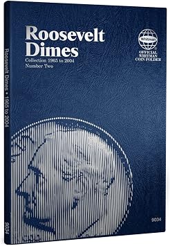 Amazon.com: Whitman US Roosevelt Dime Folder Volume 2 1965-2004 / #9034 ...