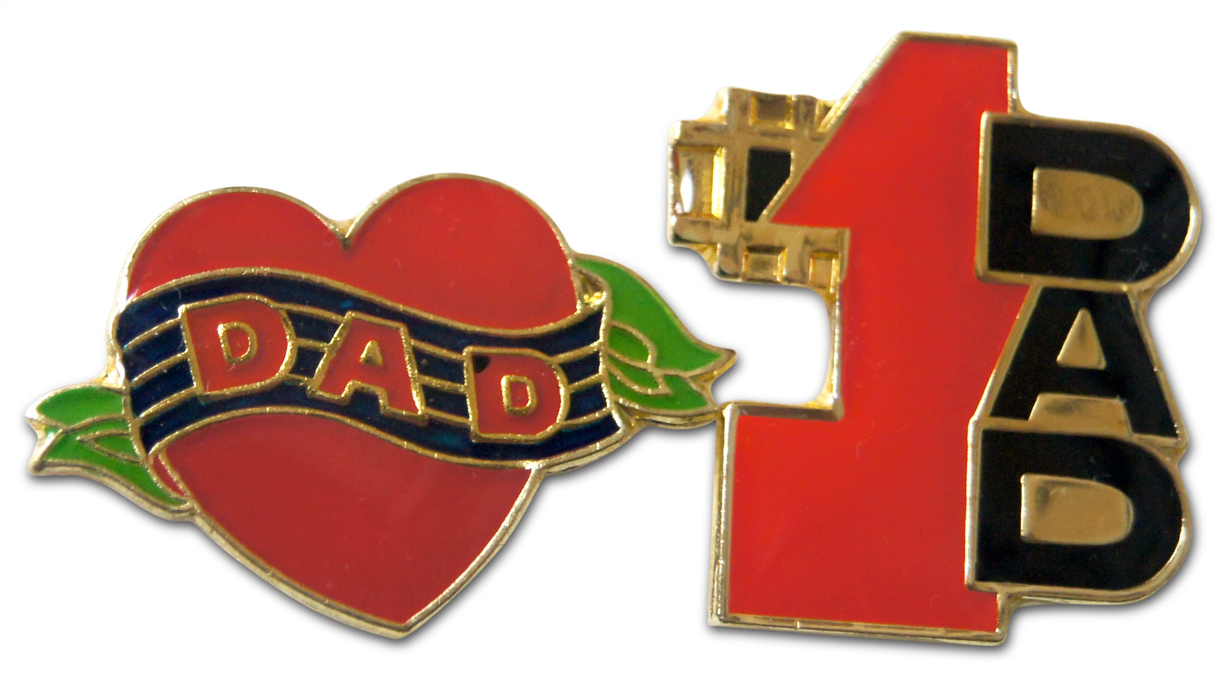 Amazon.com: Novel Merk Father’s Day Dad Appreciation Heart Lapel Pin ...