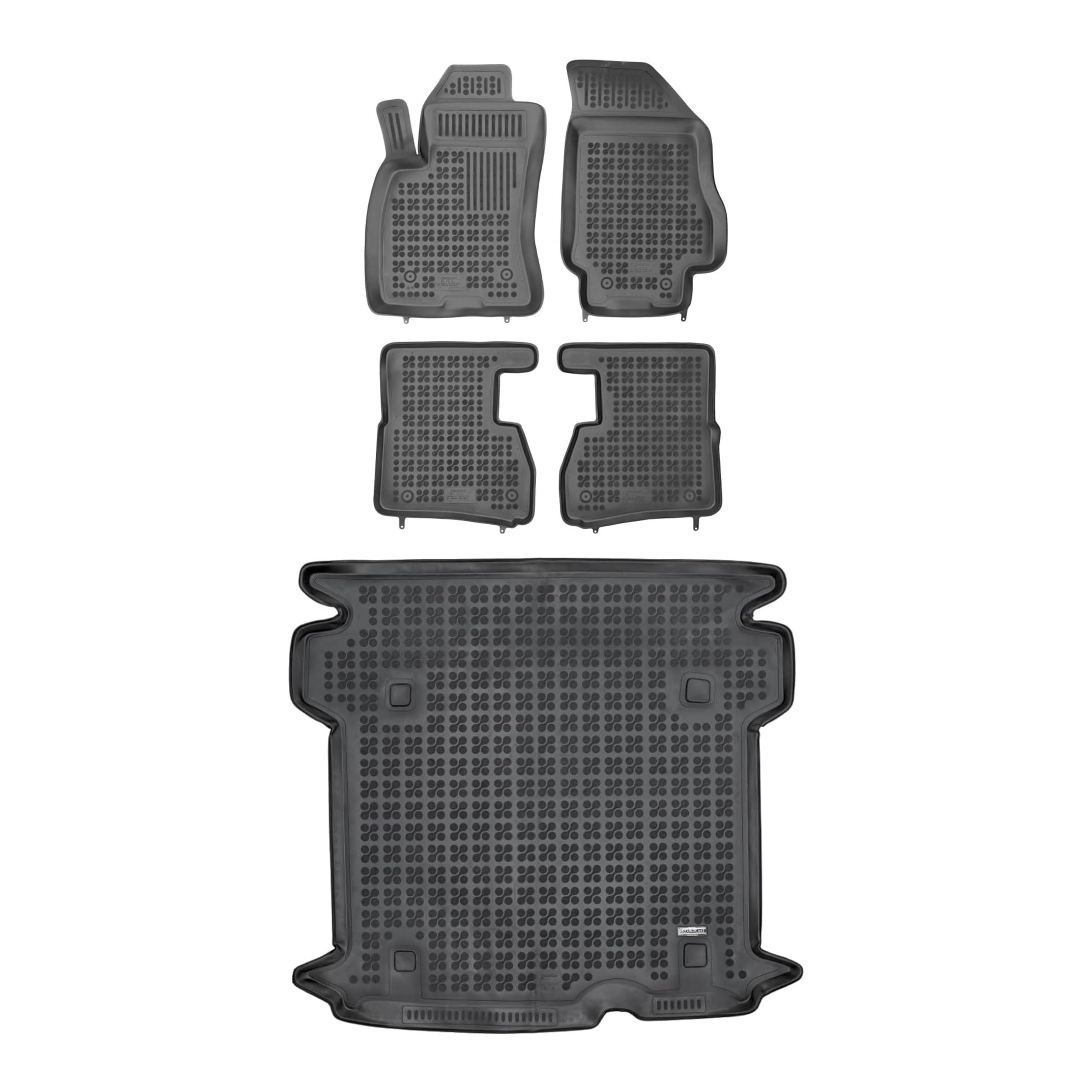 Amazon.com: REZAW-PLAST Rubber Floor Mats Set Compatible with 2015-2022 ...