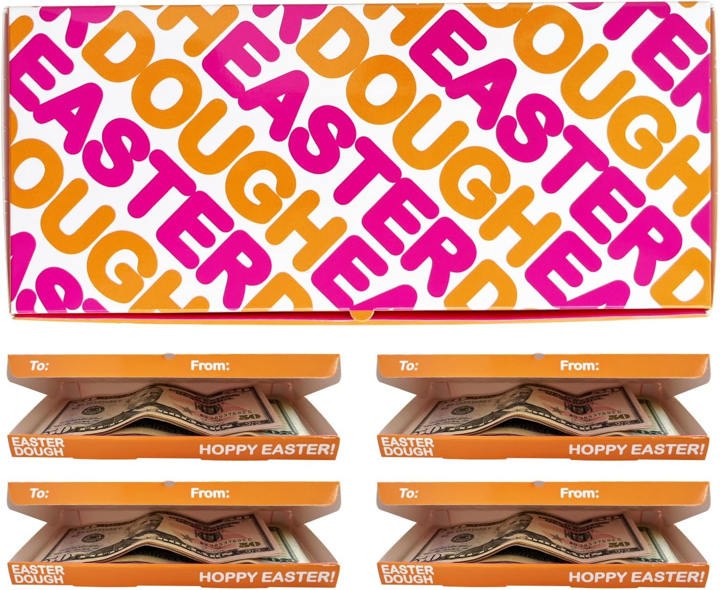 Amazon.com: 4 Pack Easter Dough Gift Box – Cute Money Holder for Son ...
