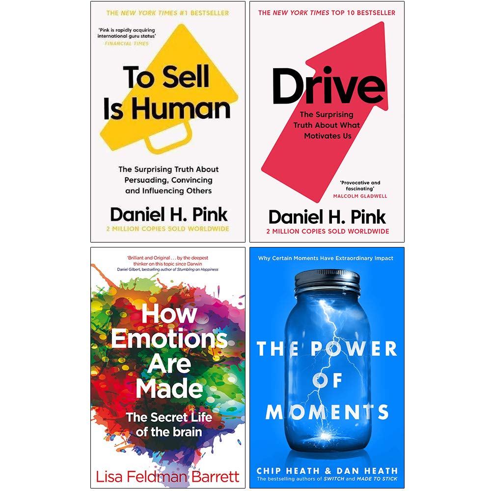 To Sell Is Human, Drive Daniel Pink, How Emotions Are Made, The Power ...