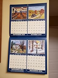 John Sloane's Country Seasons 2025 Deluxe Wall Calendar: Sloane, John ...
