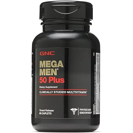 Amazon.com: GNC Mega Men 50 Plus One Daily, 60 caps : Health & Household