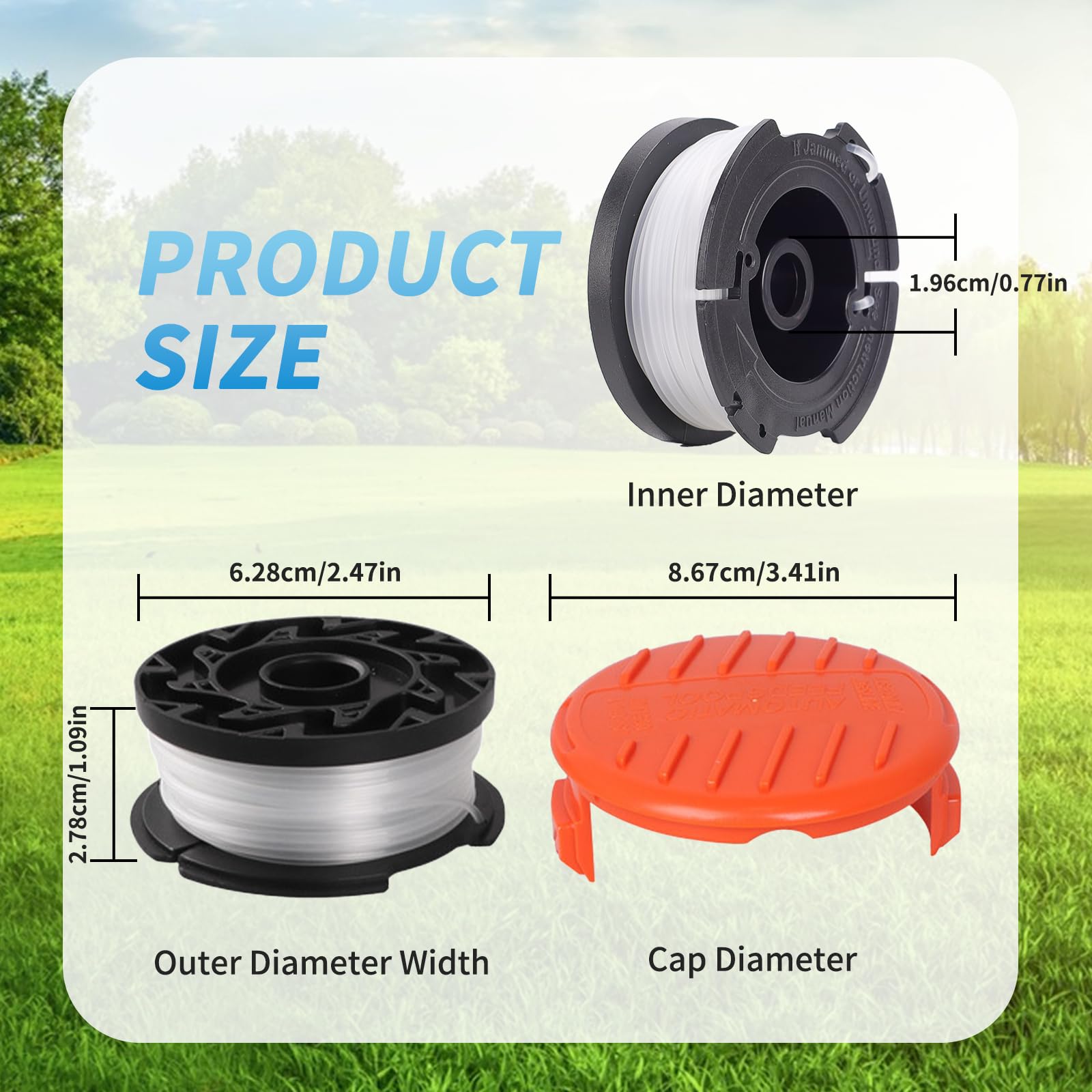 Snapklik.com : Weed Eater String, Weed Wacker String Fits AF-1003ZP ...