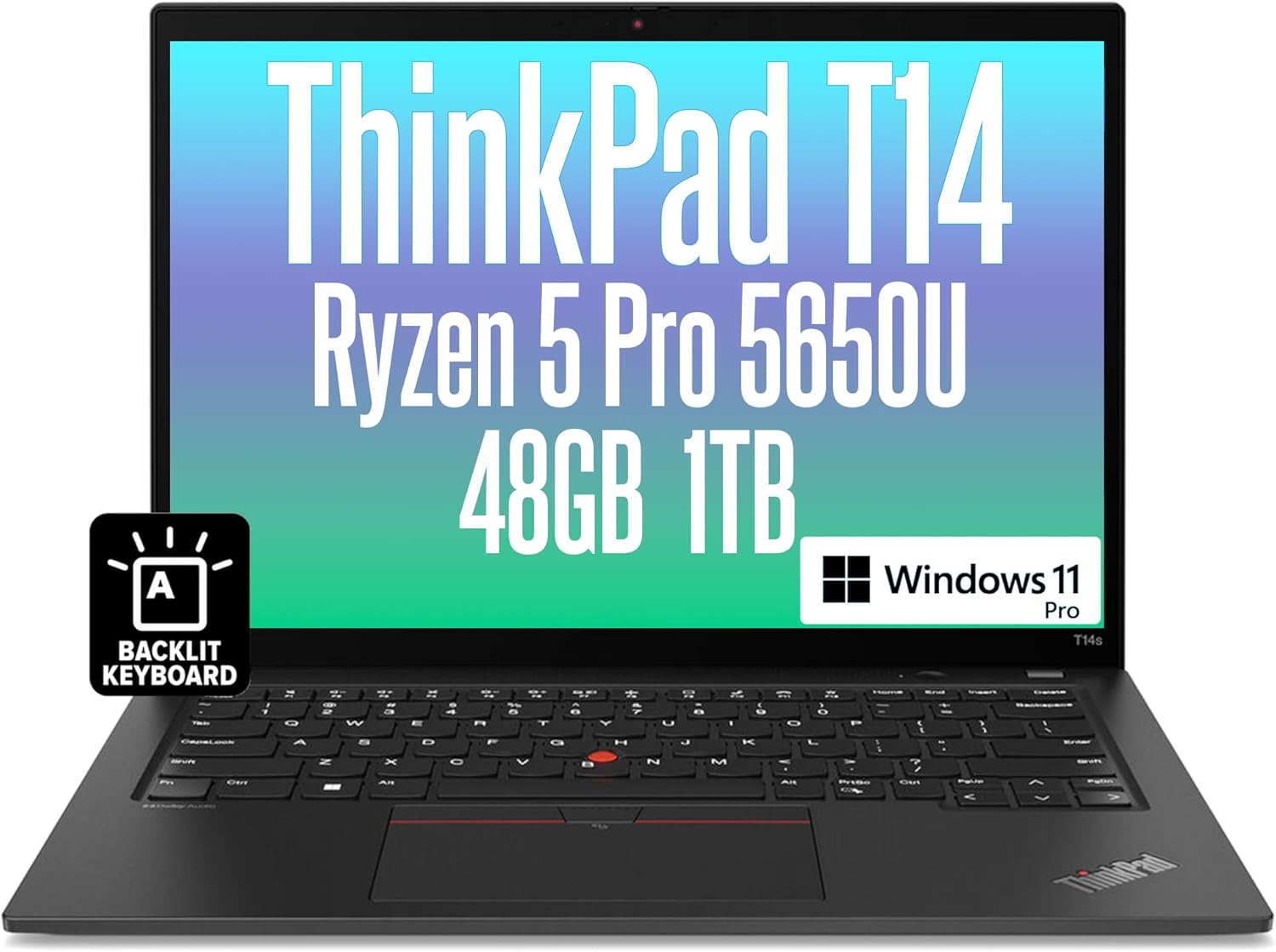 Amazon.com: OEM Lenovo ThinkPad T14 Multi-Touch 14" FHD IPS, AMD Ryzen 5 Pro 5650U Hexa Core ...