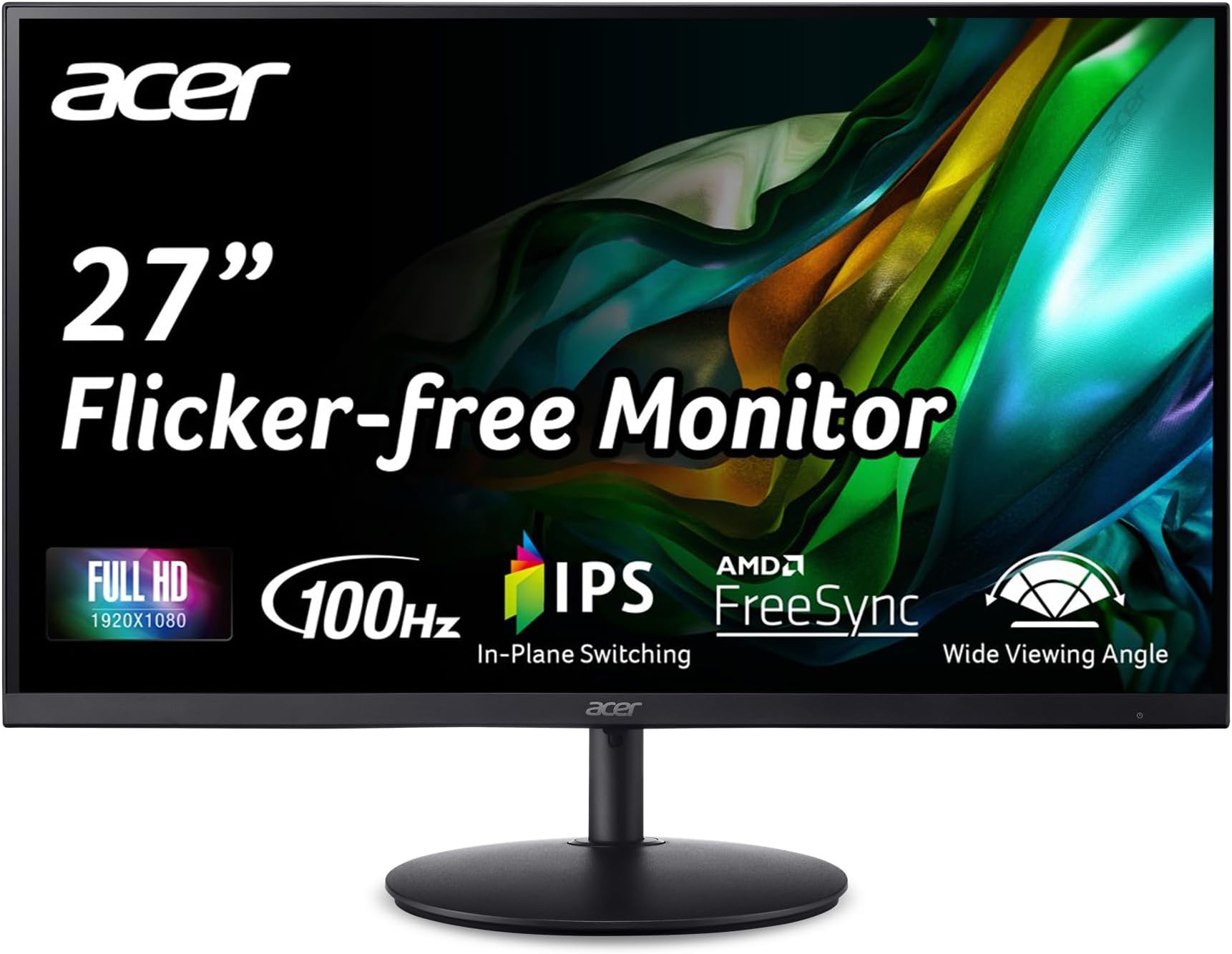 Amazon.com: Acer SH272 Ebmihux 27" Full HD 1920 x 1080 Home Office ...