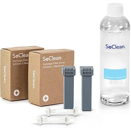 Amazon.com: SoClean Replacement Cartridge Filter Kit 2-Pack and SoClean ...