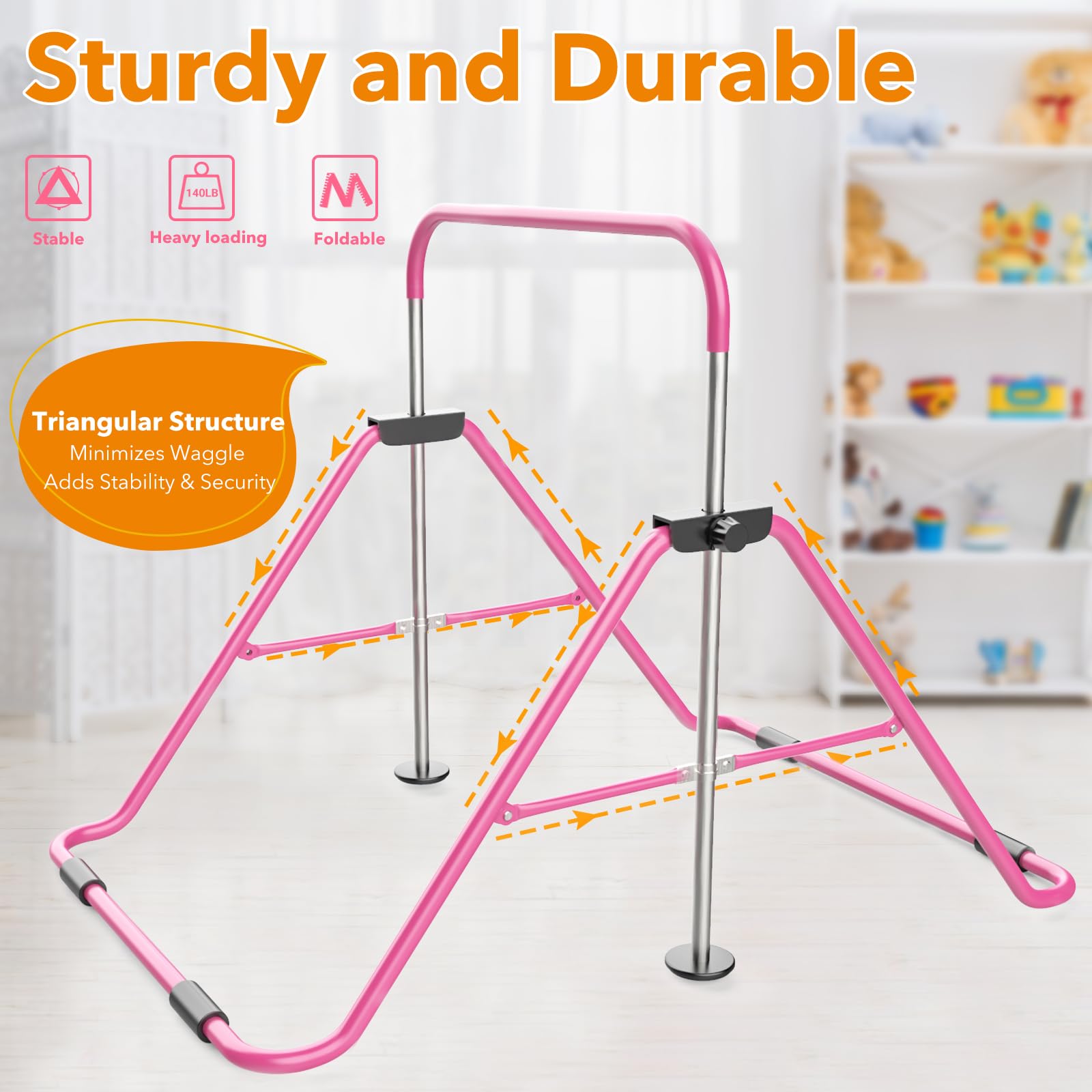 Snapklik.com : Safly Fun Expandable Gymnastics Bars Junior Training Bar ...