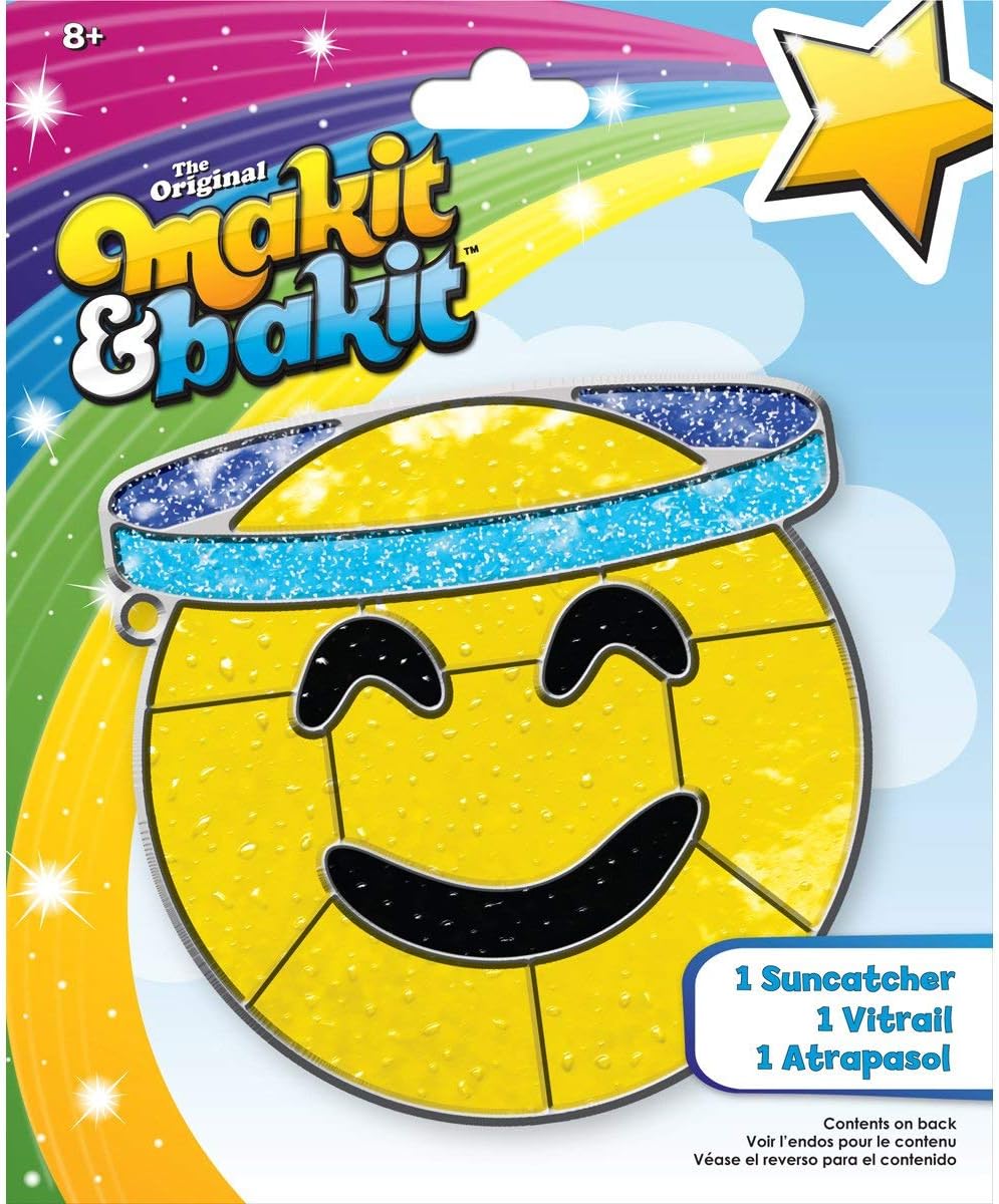 Amazon.com: ColorBok Makit and Bakit Emoji Angel Suncatcher Kit : Toys ...
