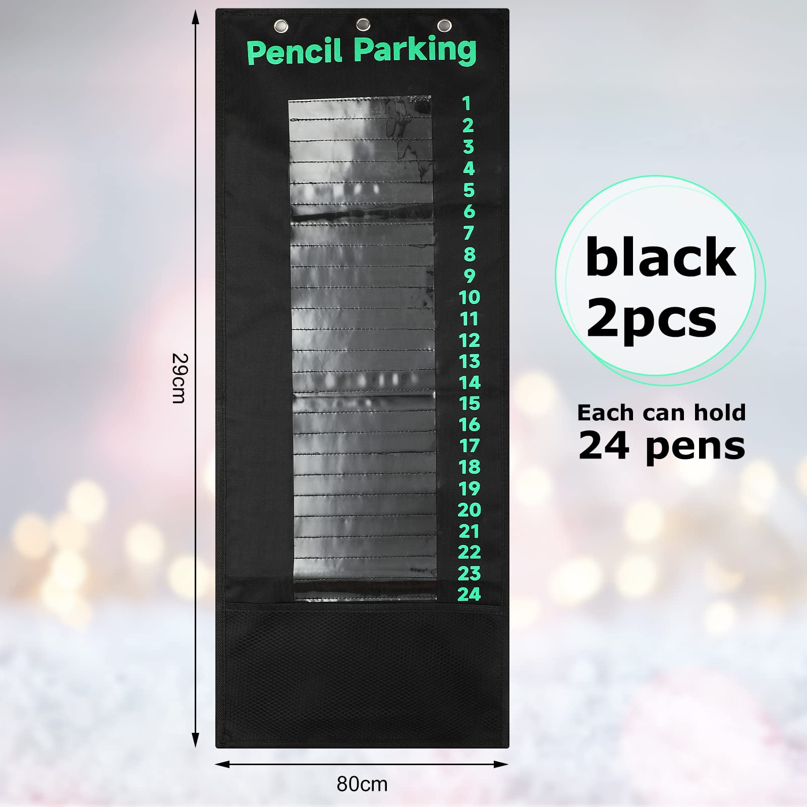 Snapklik.com : Yexiya 2 Pcs Pencil Parking Pocket Classroom Pocket ...