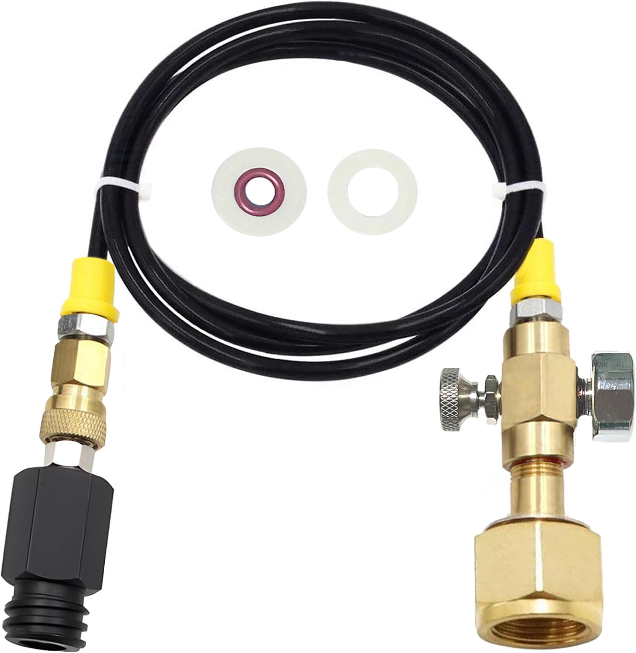 Amazon.com: 60in New Upgraded CGA320 Co2 Tank adapter connects directly ...