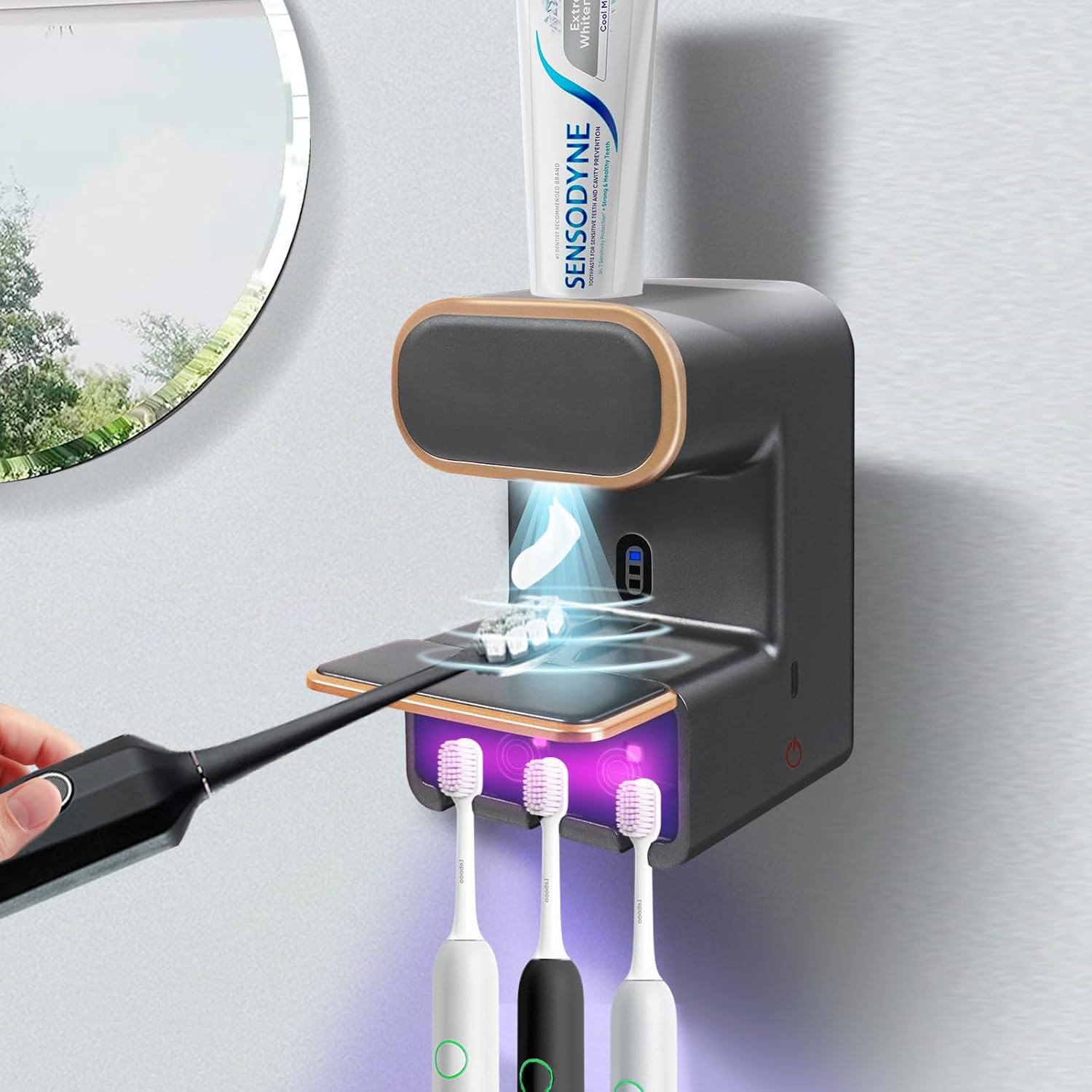 Amazon.com: Automatic Toothpaste Dispenser, Electric Toothpaste ...