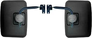 MelTruck® 2 x Exterior Mirrors 295 x 220 mm Diameter 14-23 mm R1200 E20 ...