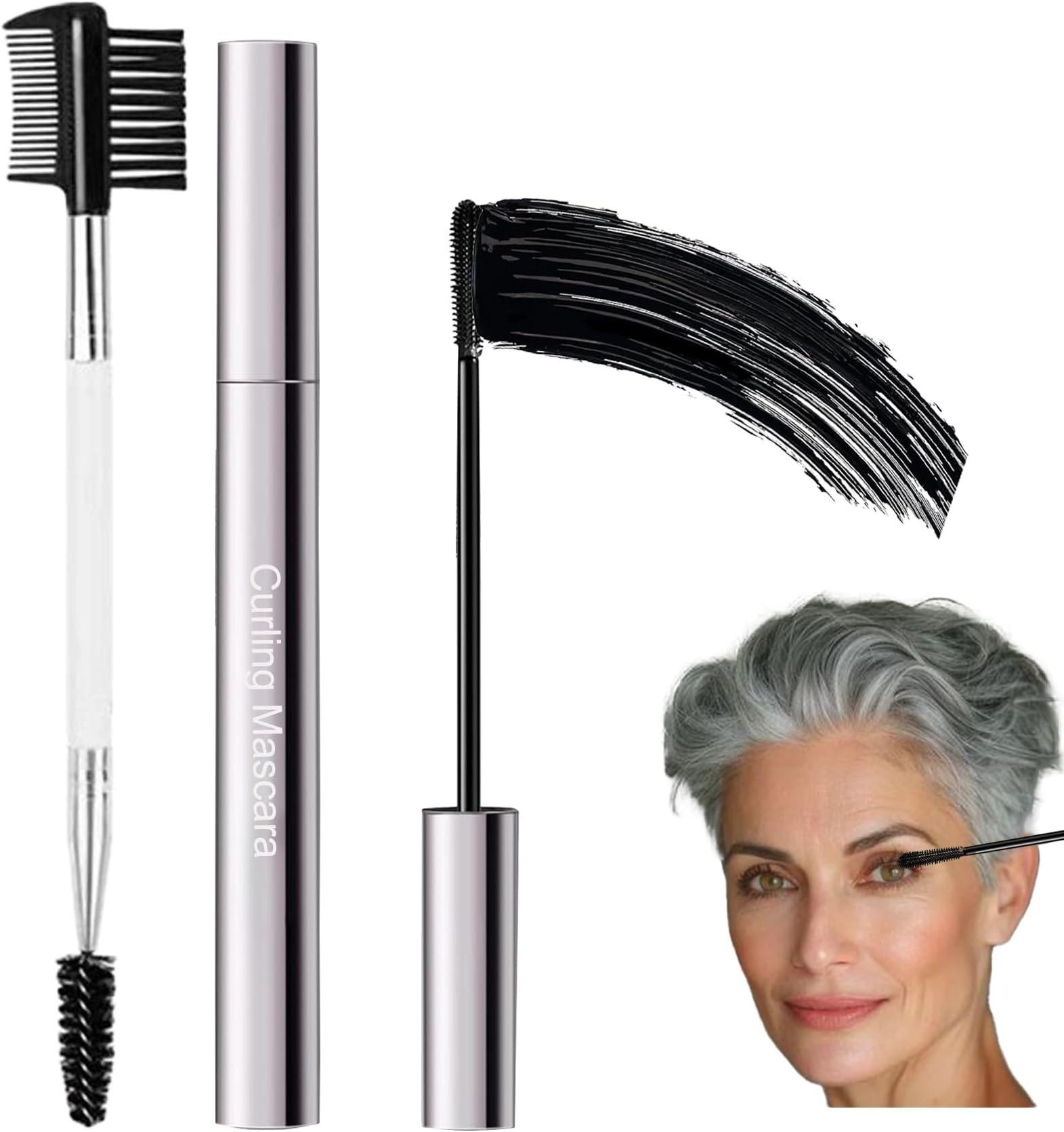 Amazon.com : Black Mascara for Older Women 60 Plus, Waterproof Prime ...