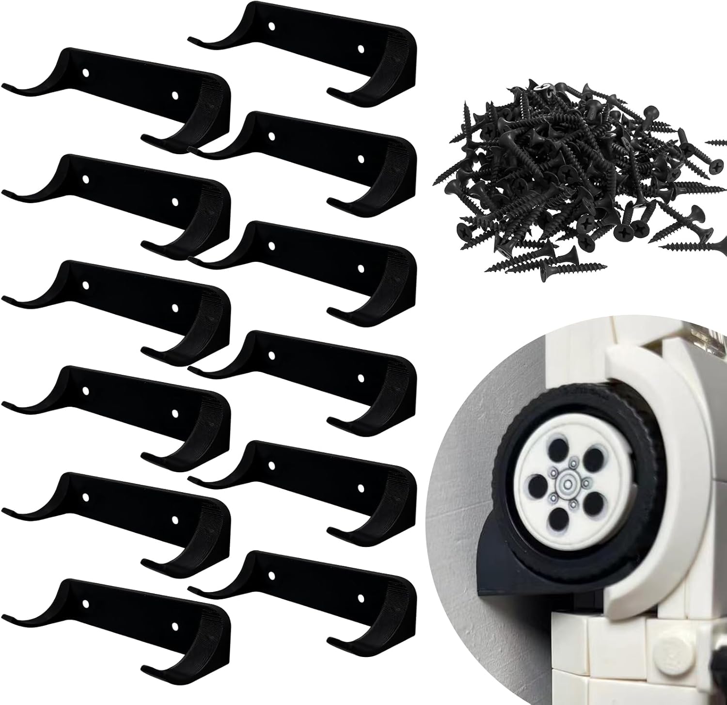 Amazon.com: FixlyFido 12-Pack Car Wall Mount for Lego - Vertical ...