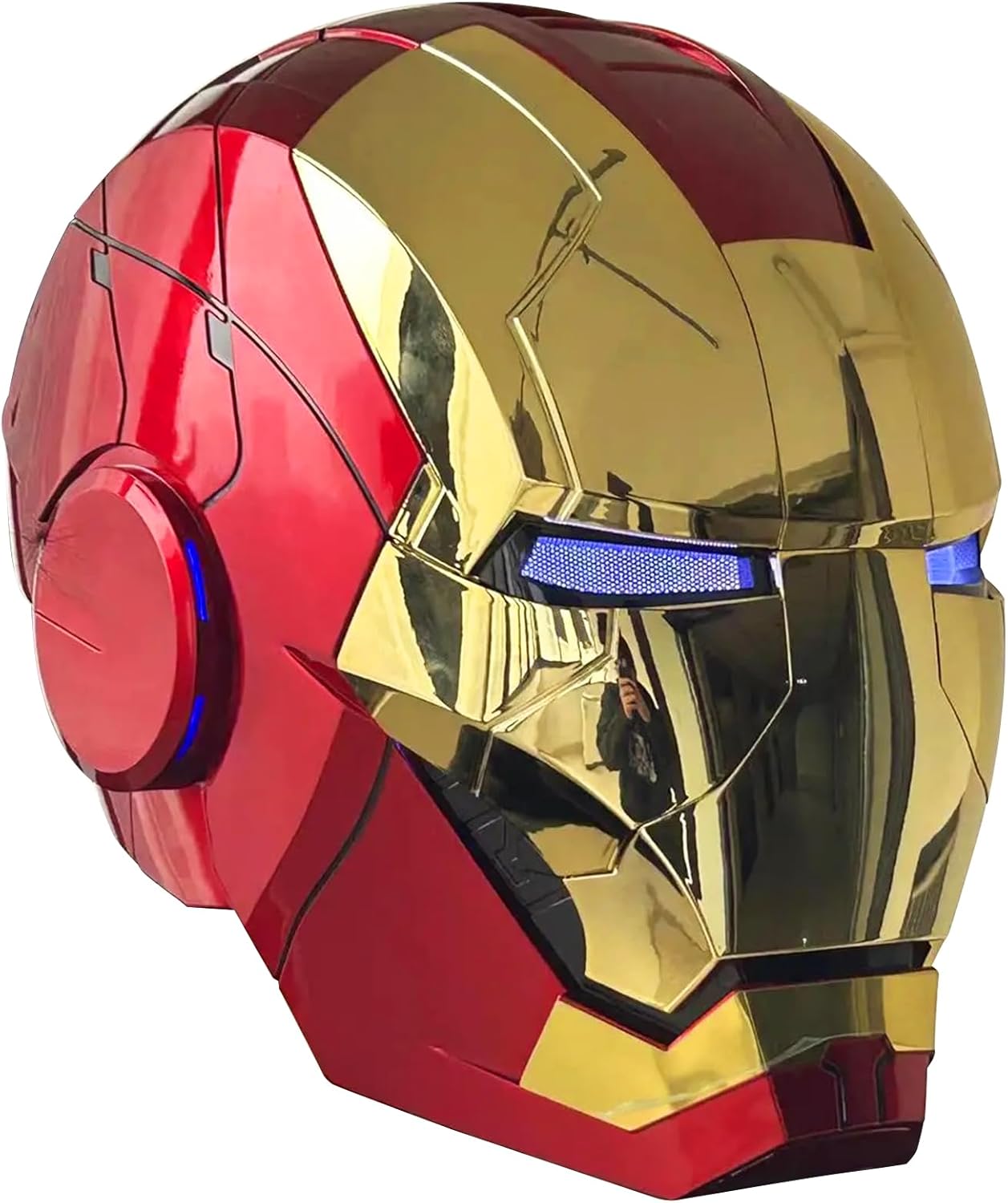 Amazon.com: TPTITGC Iron MK5 Helmet Voice Control Cosplay Wearable Open ...