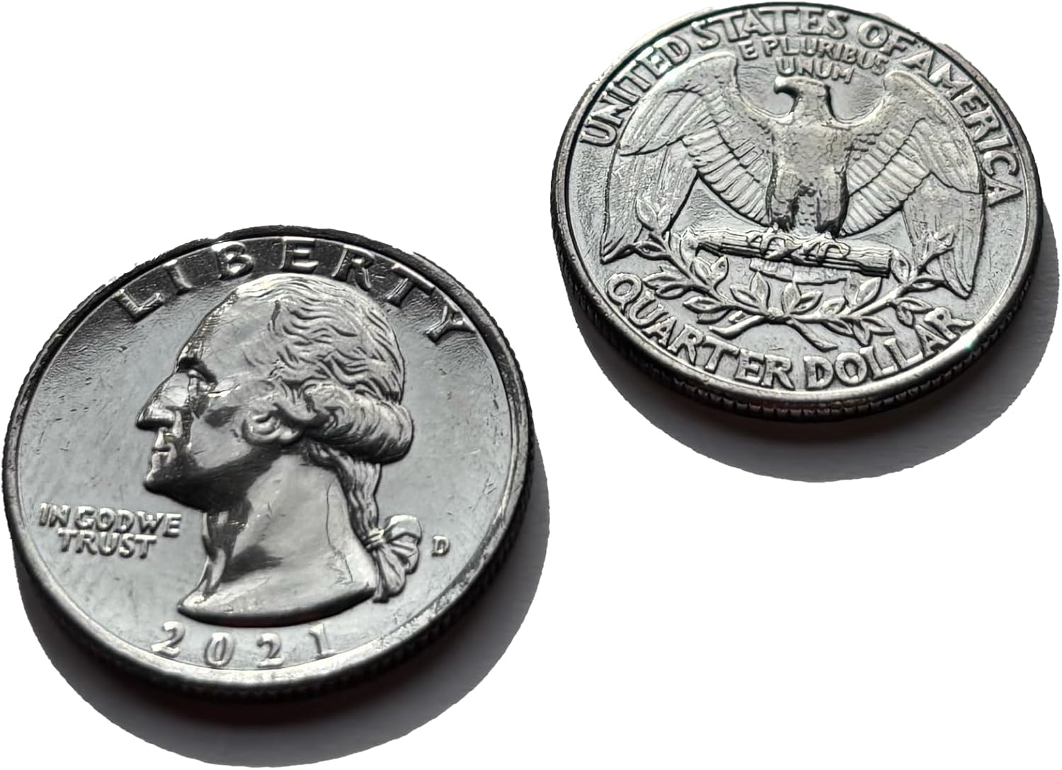 Amazon.com: Ted's Sterling Magic Genuine US Double Sided Quarter Coins ...