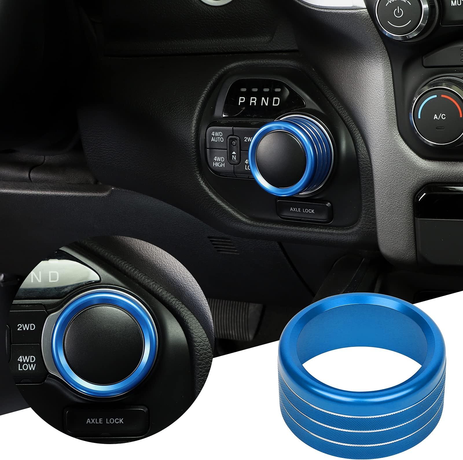 Amazon.com: WENDISH Dial Shifter Metal Trim Plate Decorative Knob ...