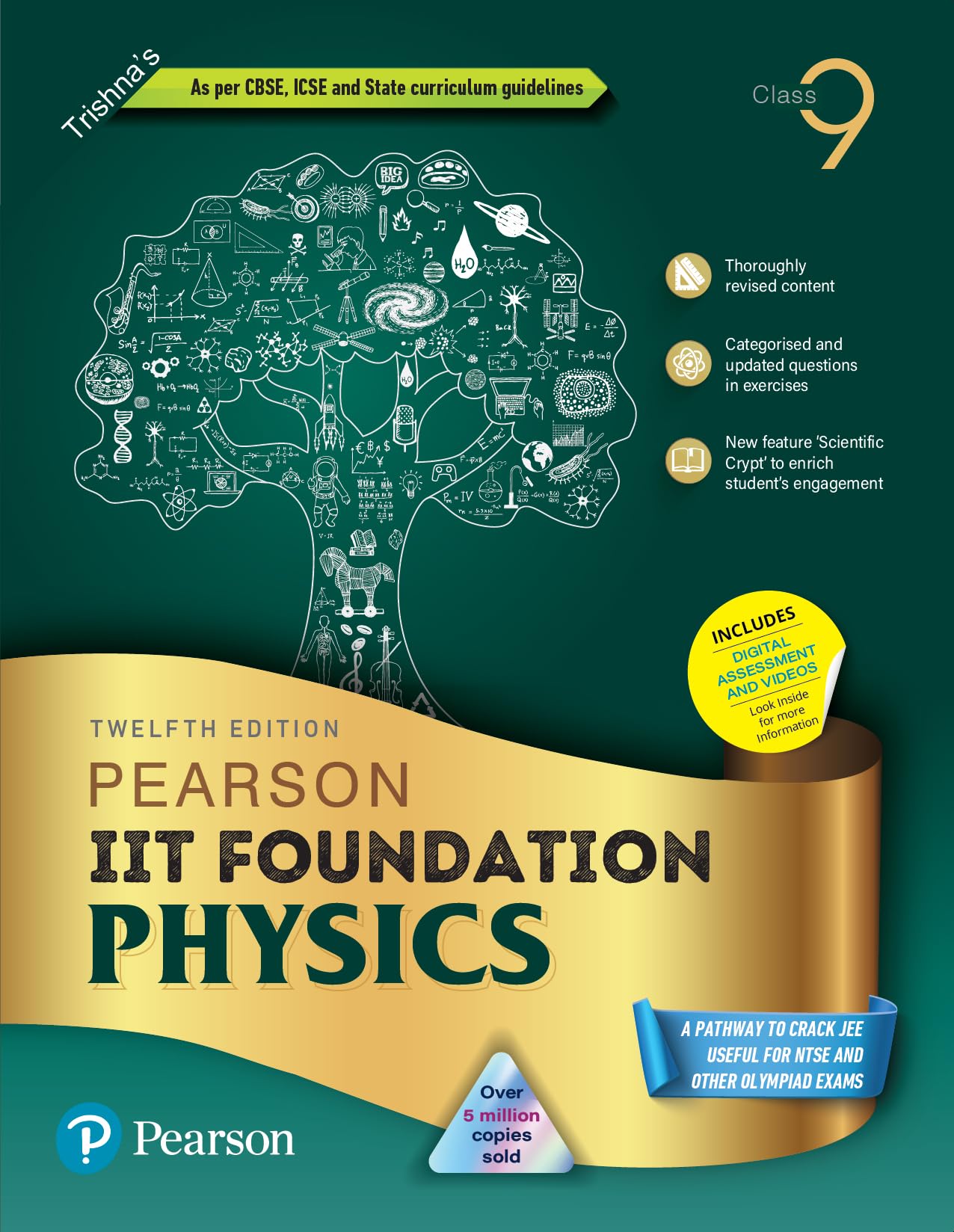Pearson IIT Foundation'24 Physics Class 9, As Per CBSE, ICSE. For JEE ...