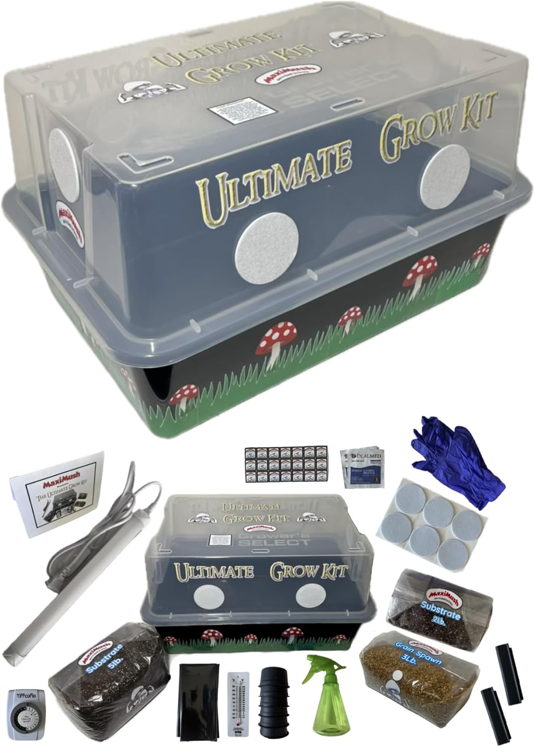 Amazon.com : Ultimate Mushroom Grow Kit! from MaxiMush! Grow Mushrooms ...