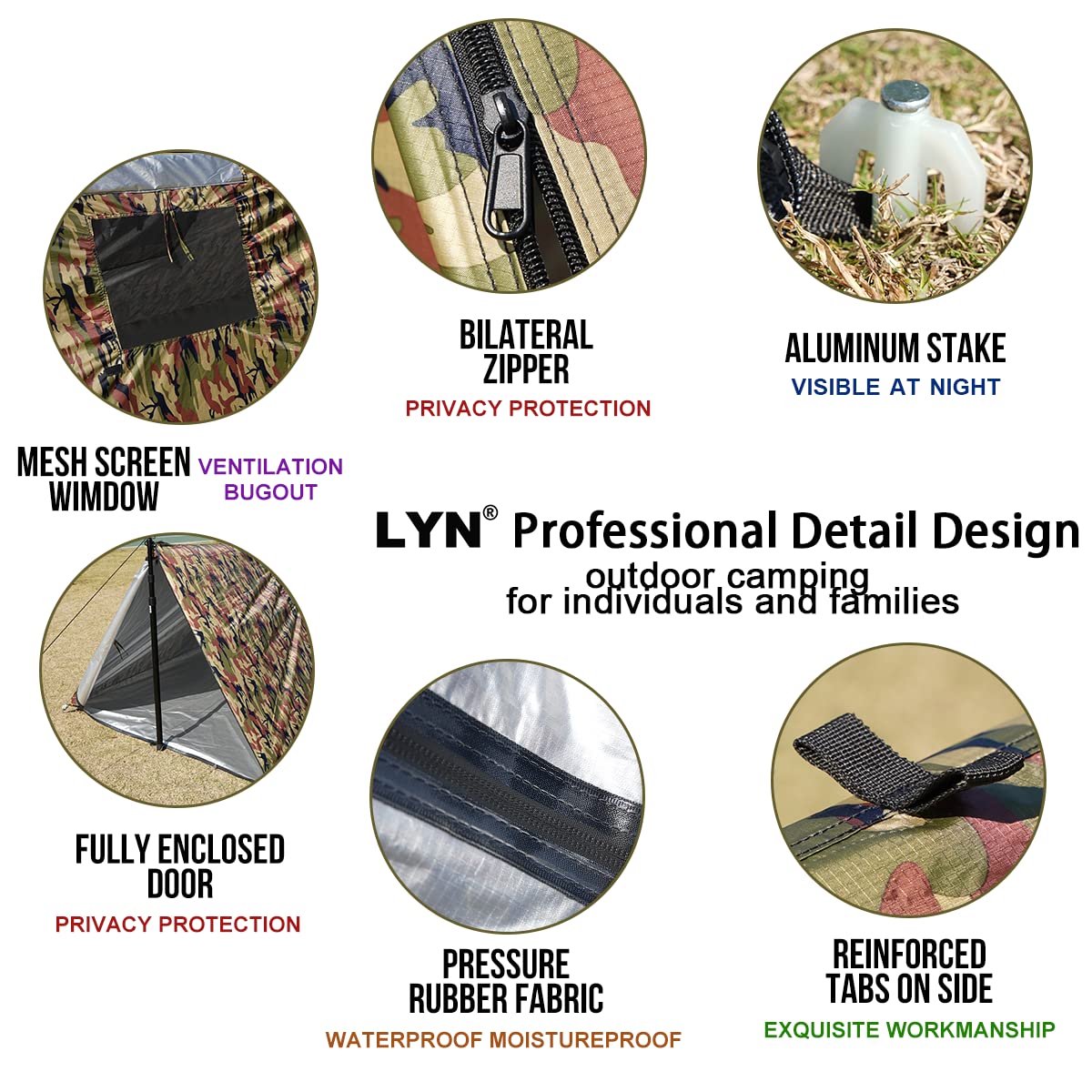 Snapklik.com : All-Round Protection:LYN 4 Person Instant Pop Up ...