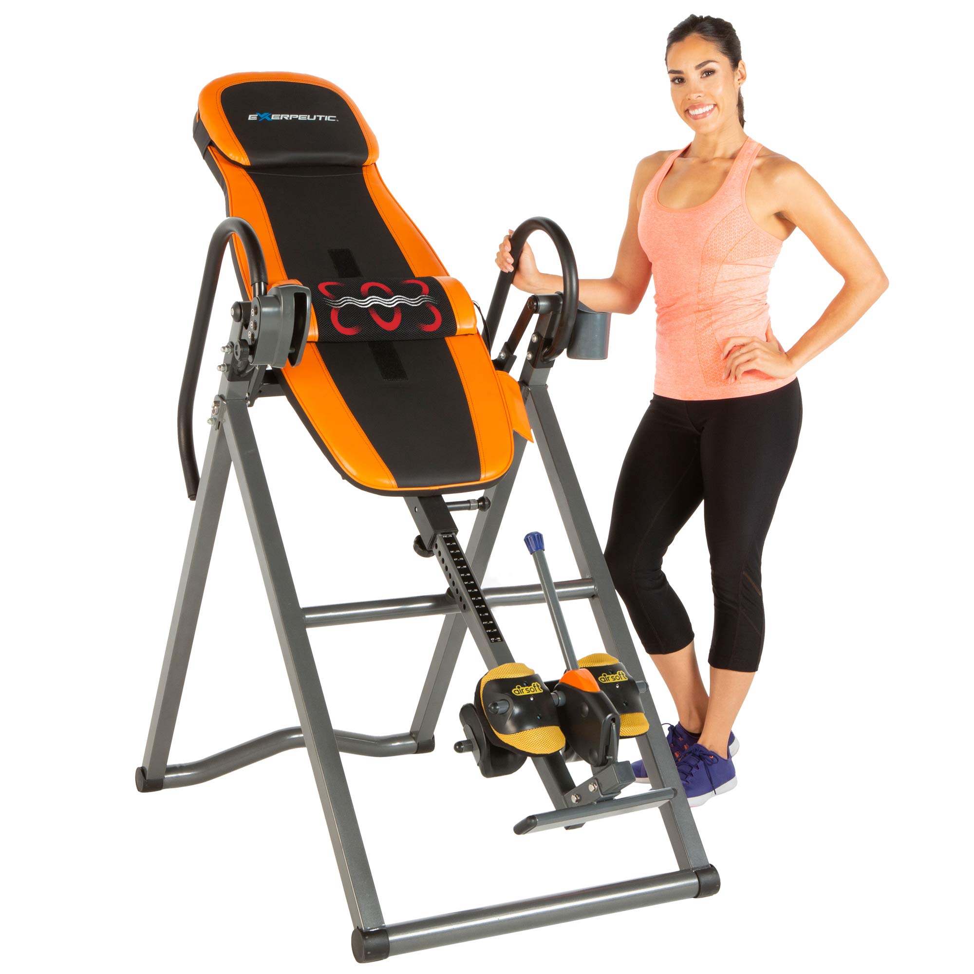 Buy Exerpeutic 475SL Inversion Table with AIRSOFT No Pinch Ankle ...