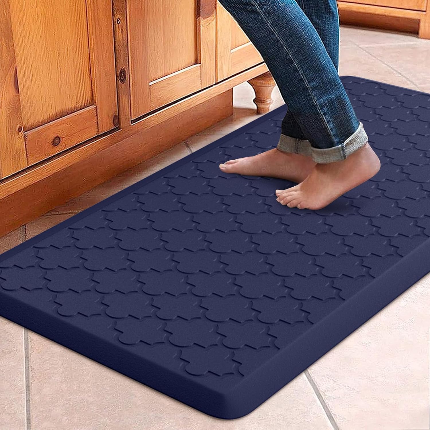 Amazon.com: WISELIFE Kitchen Mat Cushioned Anti Fatigue Floor Mat,17.3 ...
