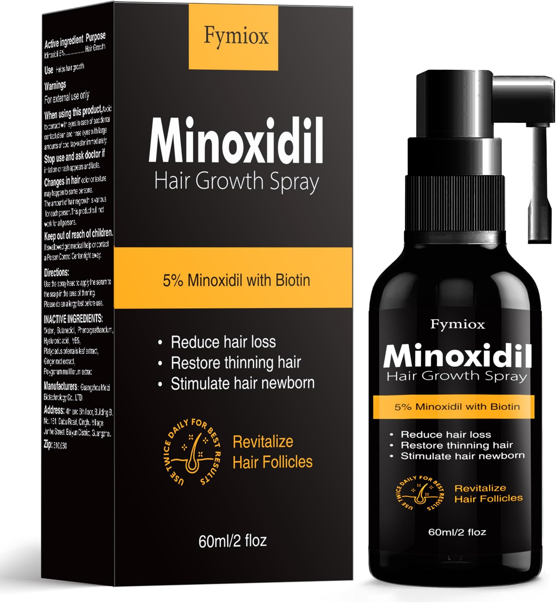 Amazon.com : 5% Minoxidil for Men and Women Hair Growth Oil, Minoxidil ...