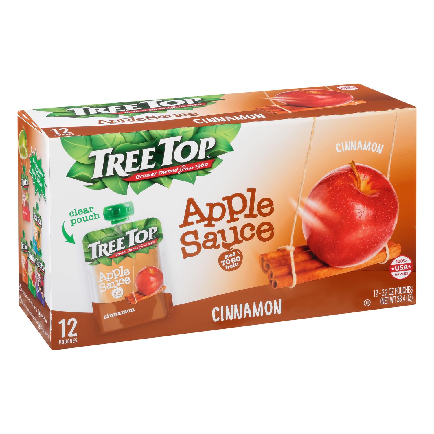 Amazon.com: Tree Top Applesauce Pouches (3.2 Ounce (Pack of 12 ...