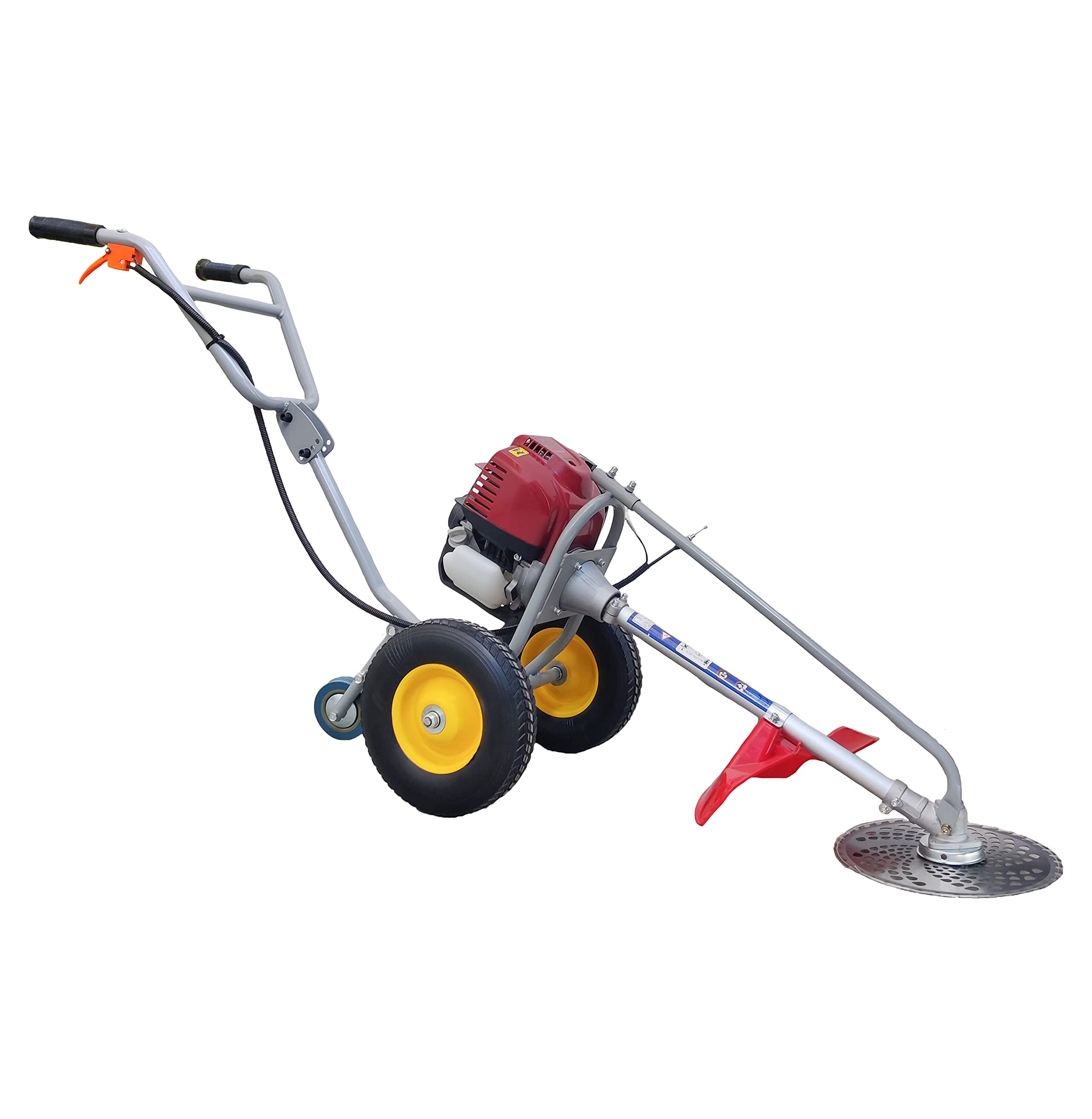 Buy DVI 35CC 4 Stroke Trolley Brush Cutter| Crop Reaper, Grass & Lawn ...