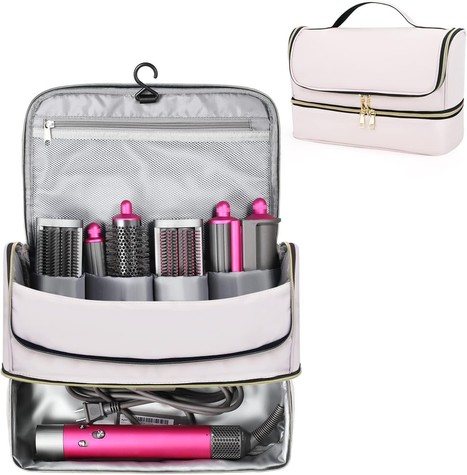 Amazon.com : Mancro Padded Travel Case Compatible with Dyson Airwrap ...