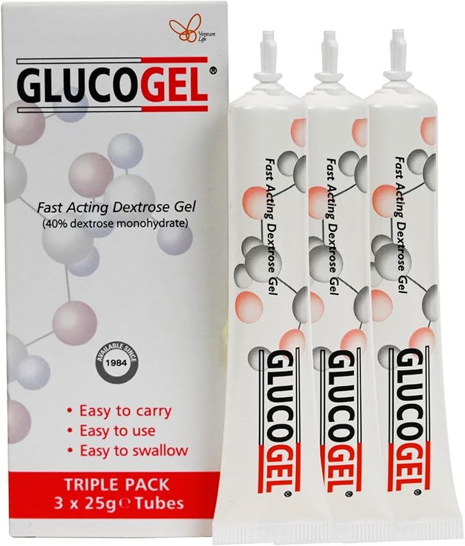 GlucoGel Fast Acting Glucose Energy Gel and Running Gel for Active ...