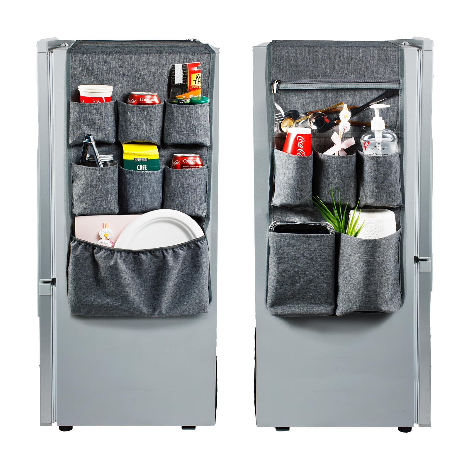 Amazon.com: FRECOLSH Dorm and office Double Over the Fridge Caddy ...