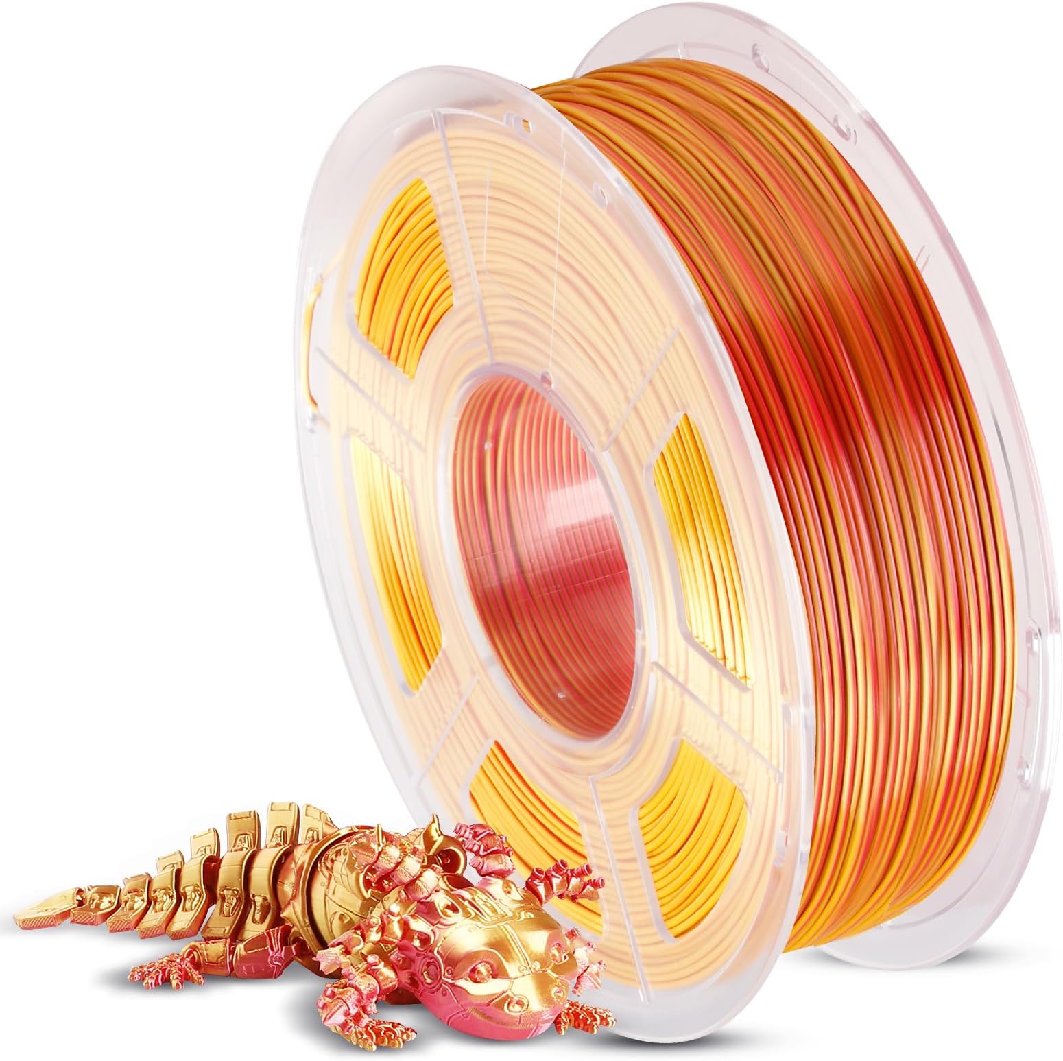 Amazon.com: ANYCUBIC Silk Dual Color Pla Filament, 2-in-1 Chrome ...