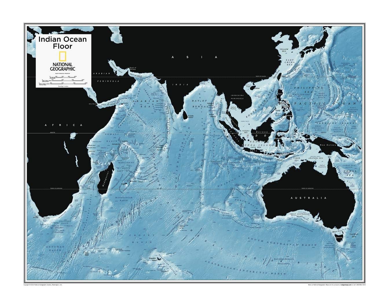 Indian Ocean Floor Map