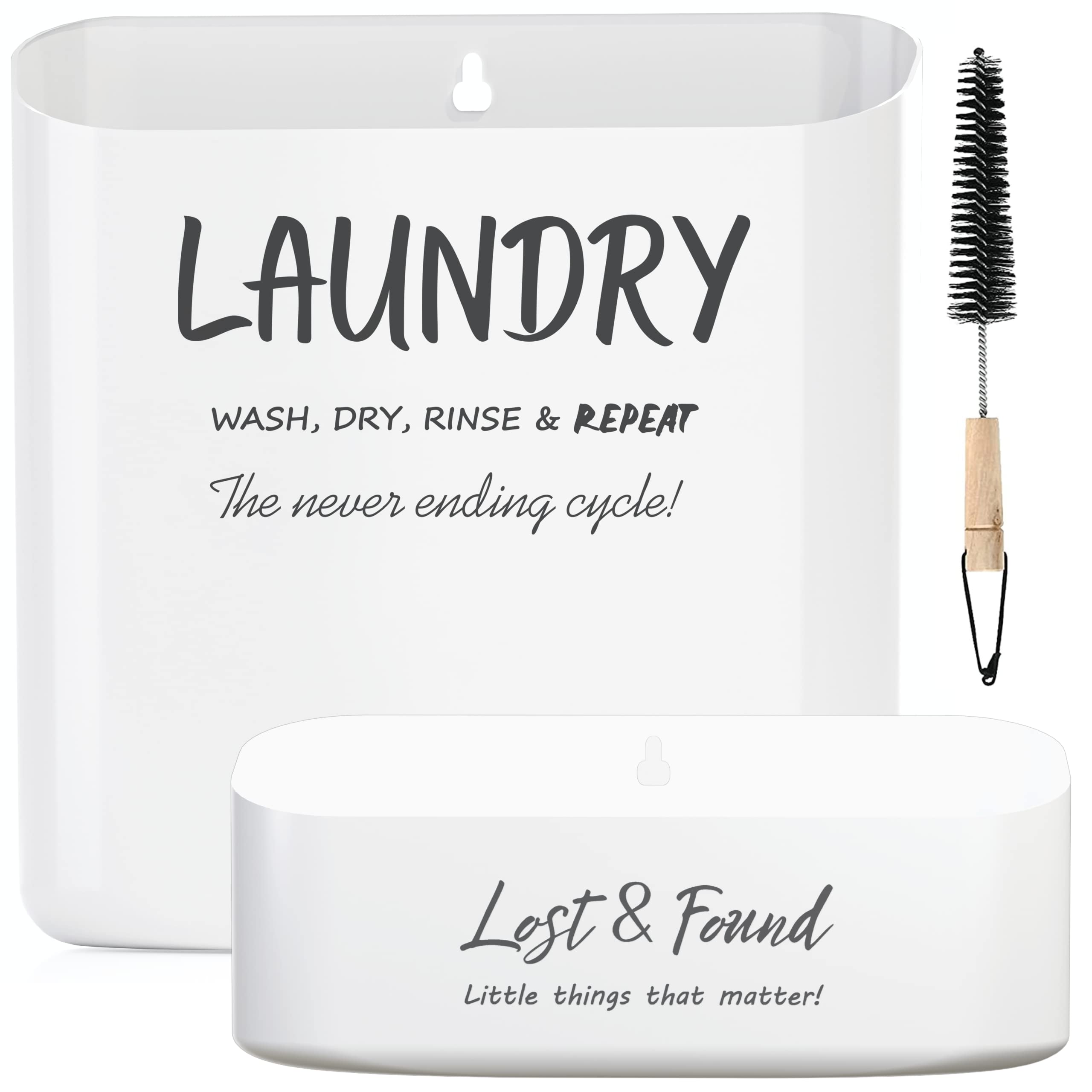 Buy QUILIVIK Magnetic Lint Bin for Laundry Room Decor Large & Small ...