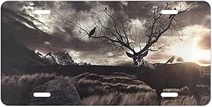 Amazon.com: Deer Personalized Hunting License Plates-Custom License ...