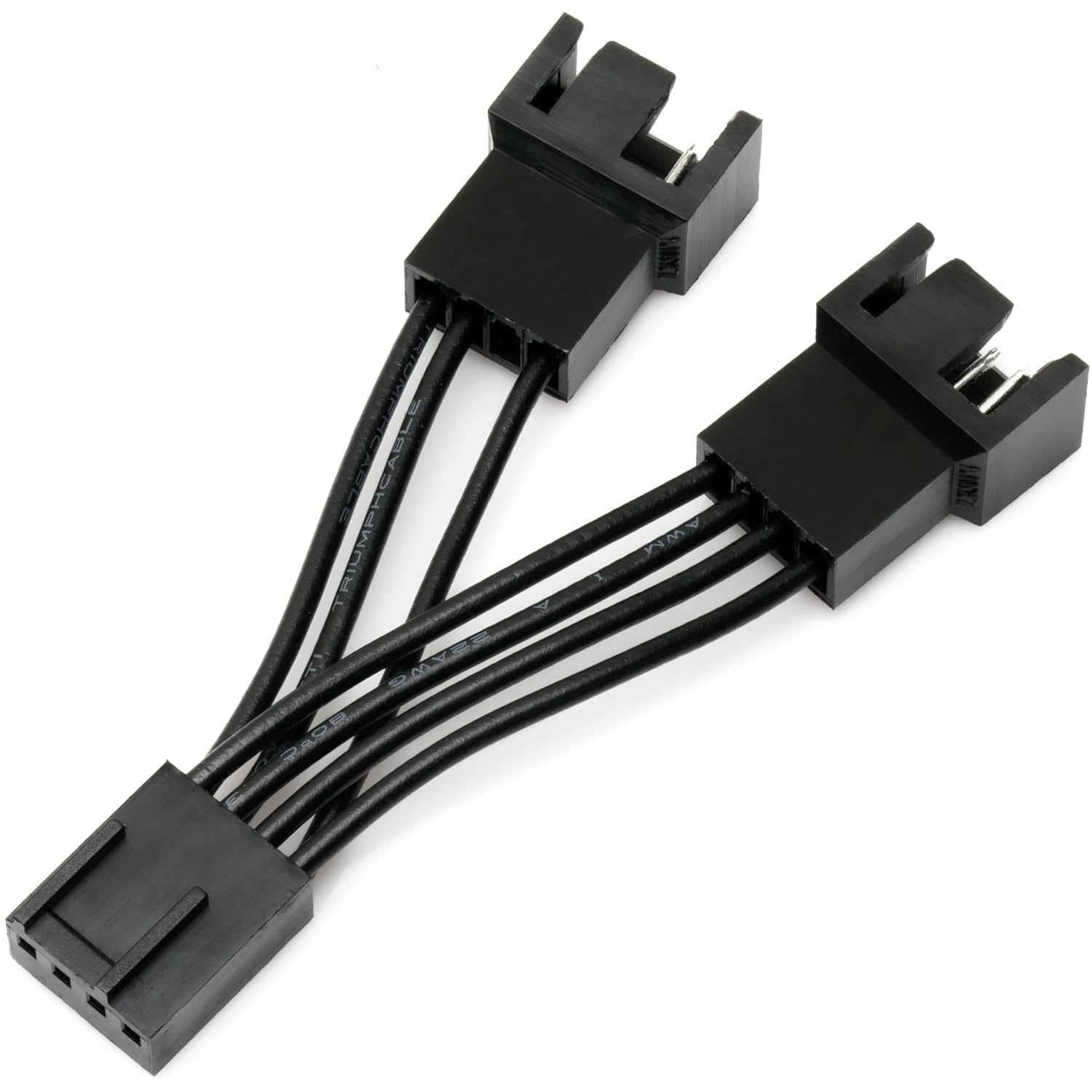 Amazon.com: CRJ Mini 2-Way PC Fan Splitter Cables (2-Pack) - 2.5-inch ...
