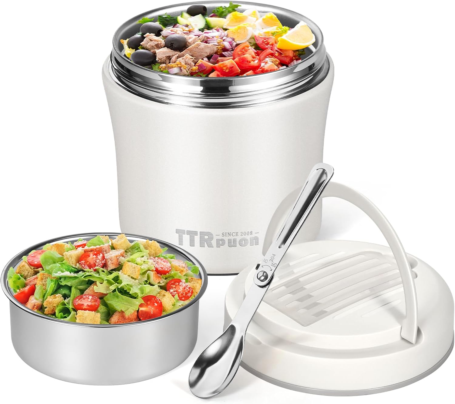 Amazon.com: TTrpuon Insulated Food Container Soup Thermo for Hot Food ...