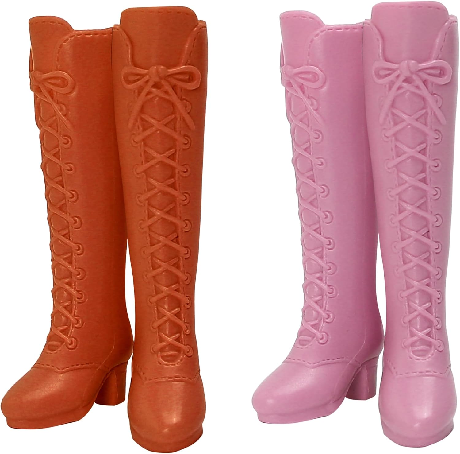 Amazon.com: 2 Pairs Doll Boots Shoes Wear Clothes Outfit Handmade ...