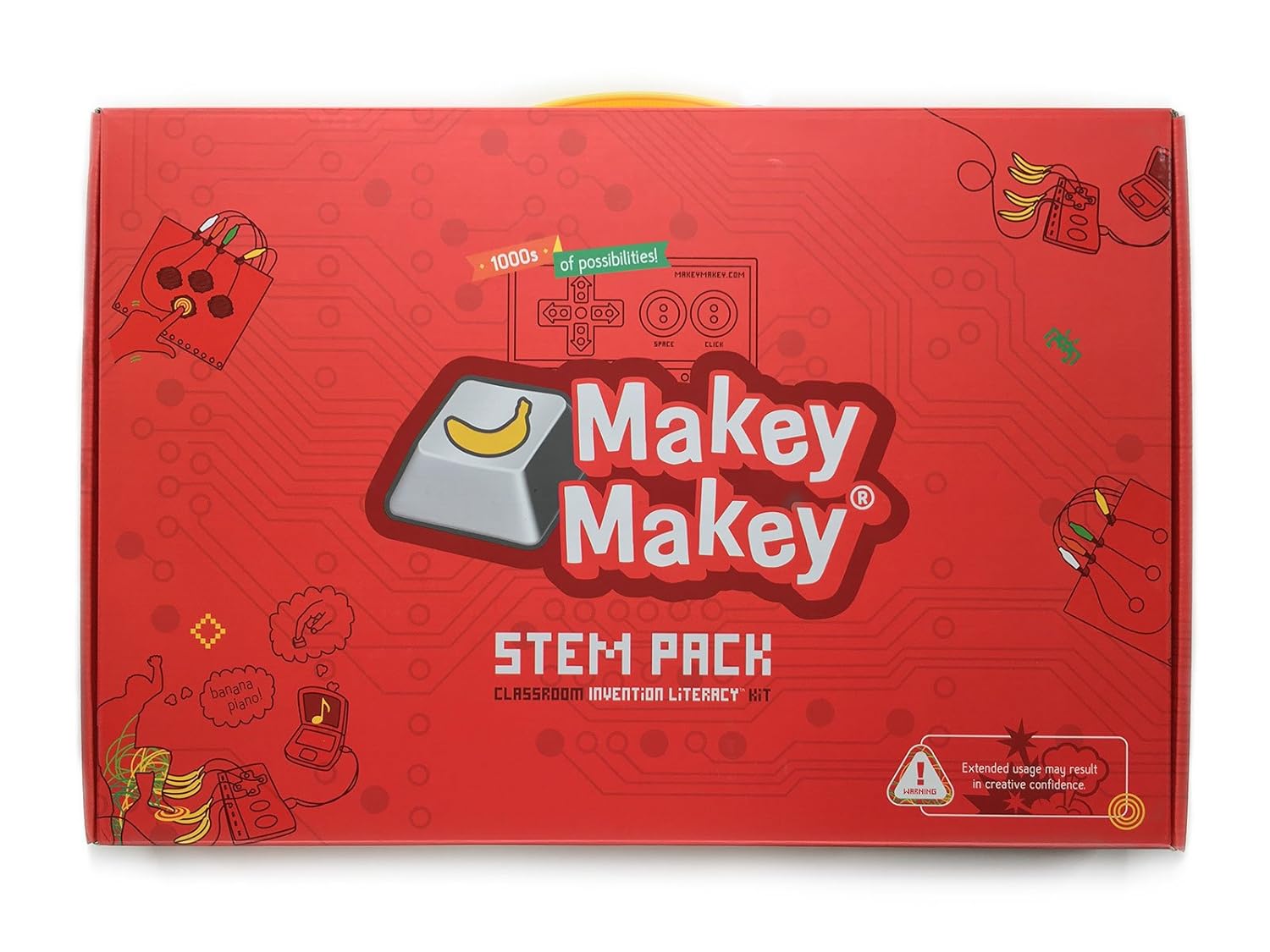 Buy Makey Makey Makey Stem Pack - Classroom Invention Literacy Kit, Red ...
